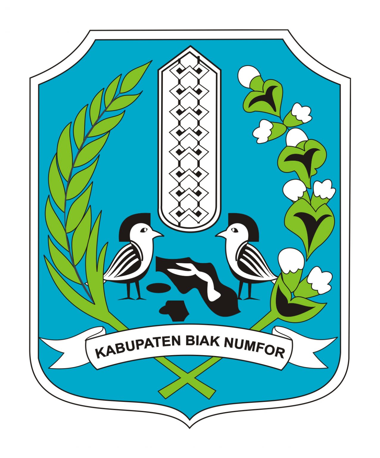 Logo Kabupaten Biak Numfor (INDONESIA) Original Terbaru - rekreartive